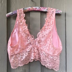Intimates & Sleepwear | New Peach Lace Bralette | Poshmark